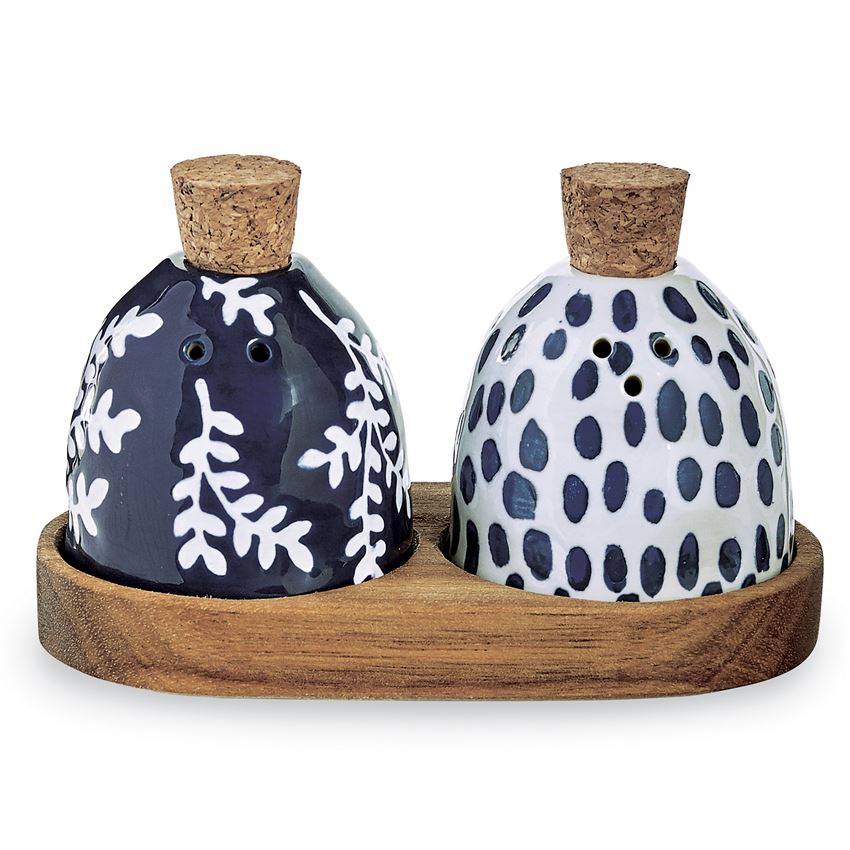 Indigo Salt & Pepper Set – Bella B Decor